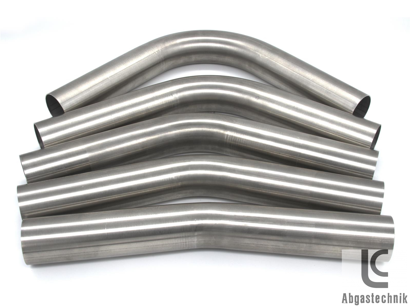 Edelstahl universal Rohrbogen lang Ø55,0mm ungeweitet, 20,95