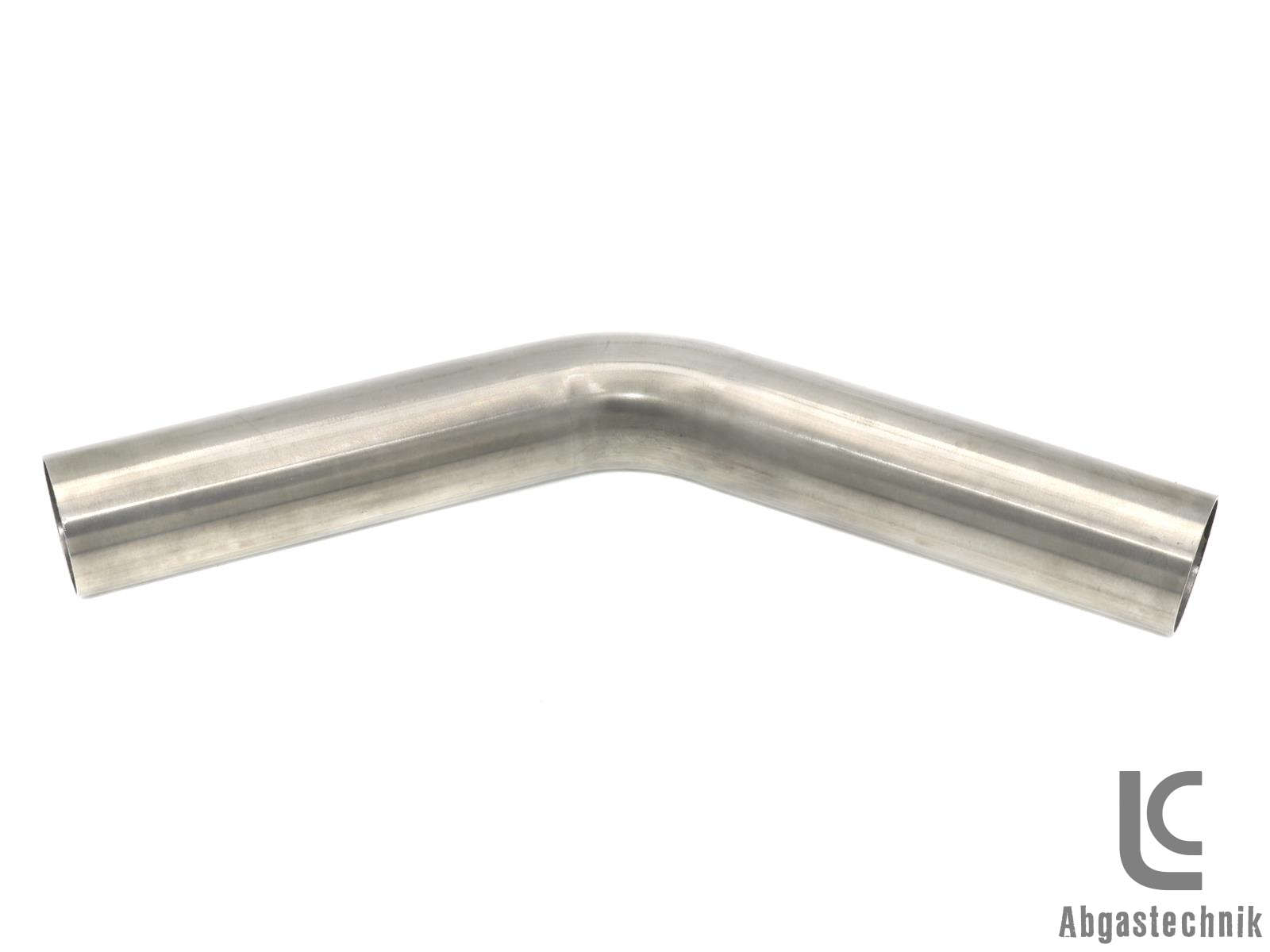 Edelstahl Rohrbogen lang Ø48,3mm Rohr - 45° ungeweitet, 19,25